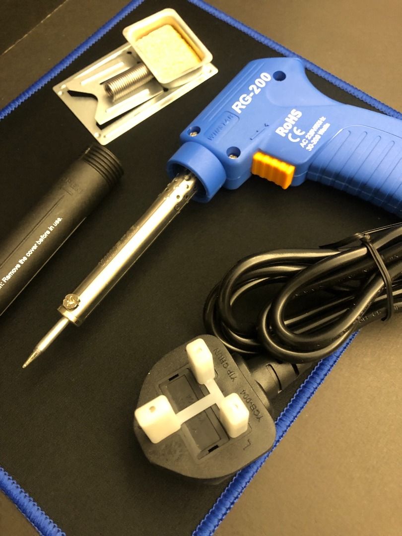 Soldering Iron Kit, 30-200 Watt (Two stage Heat trigger control) with ...
