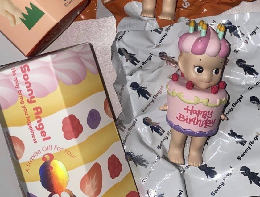 sonny angels raspberry cake, elephant & monkey circus set on Carousell