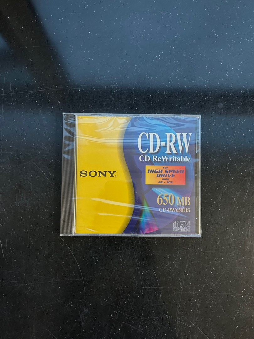 Sony CD-RW (650 MB), Hobbies & Toys, Music & Media, CDs & DVDs on Carousell