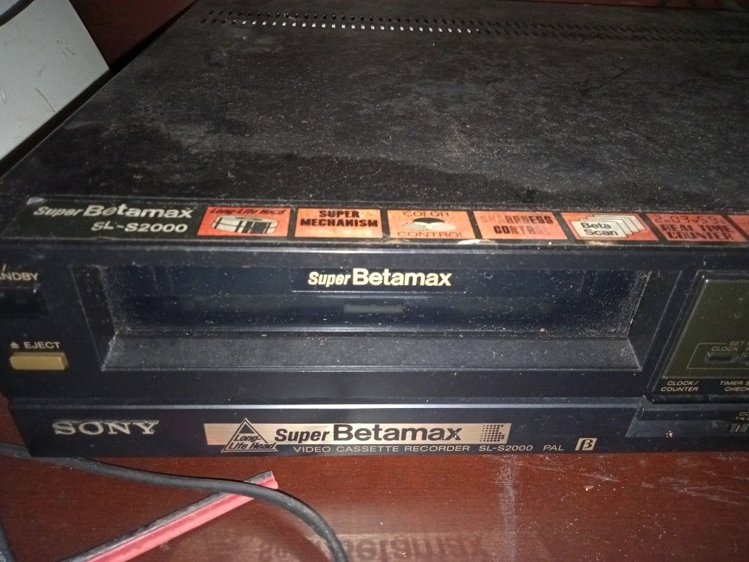 SONY VIDEO PLAYER BETAMAX, Antik, Lainnya di Carousell