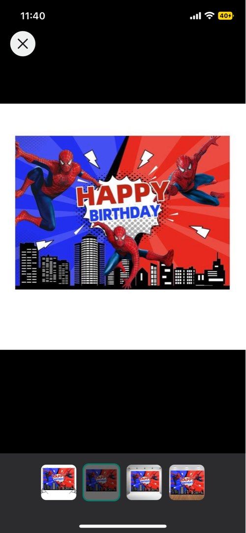 Spider man backdrop, Everything Else on Carousell