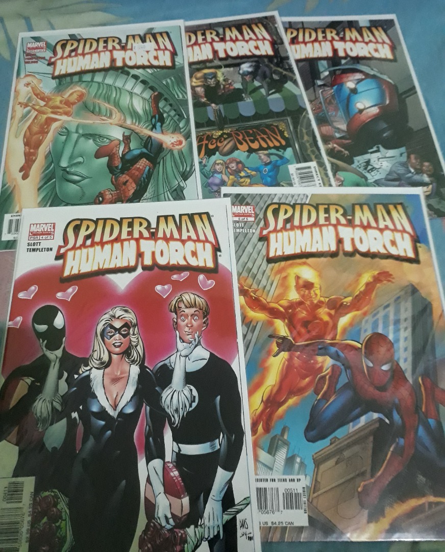 Spider-Man/Human Torch Complete Mini Series by Dan Slott, Hobbies ...