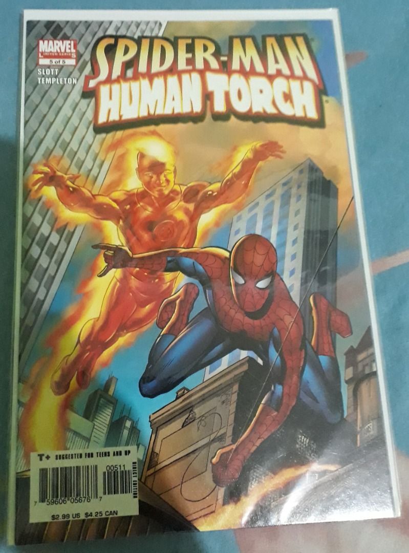 Spider-Man/Human Torch Complete Mini Series by Dan Slott, Hobbies ...