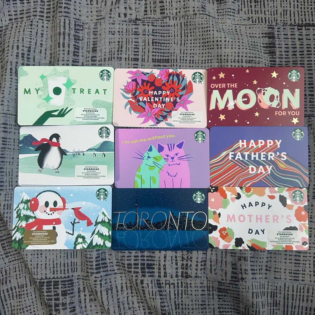 Starbucks cards set (canada), Hobbies & Toys, Memorabilia ...