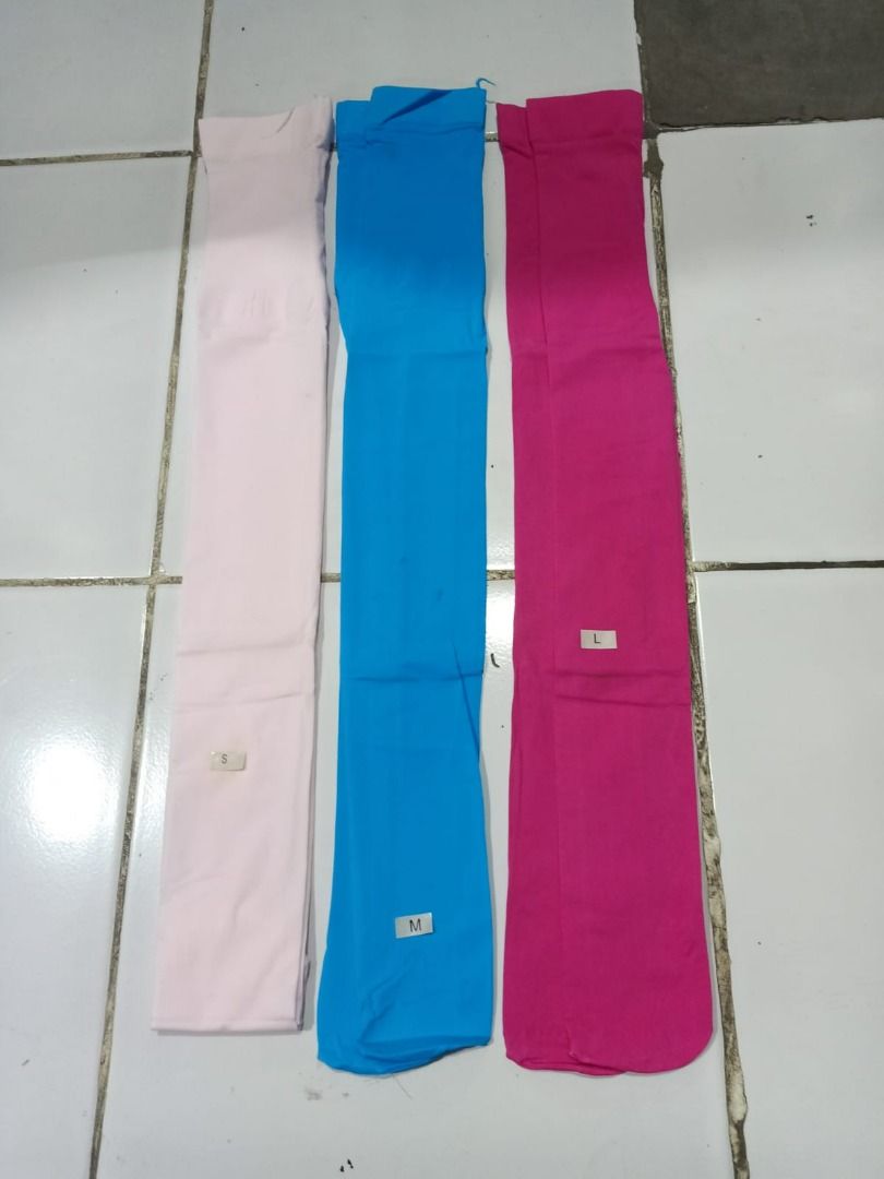 Stoking Anak Anak Setinggi Celana Warna Warni Ukuran S M L Campur Bahan ...