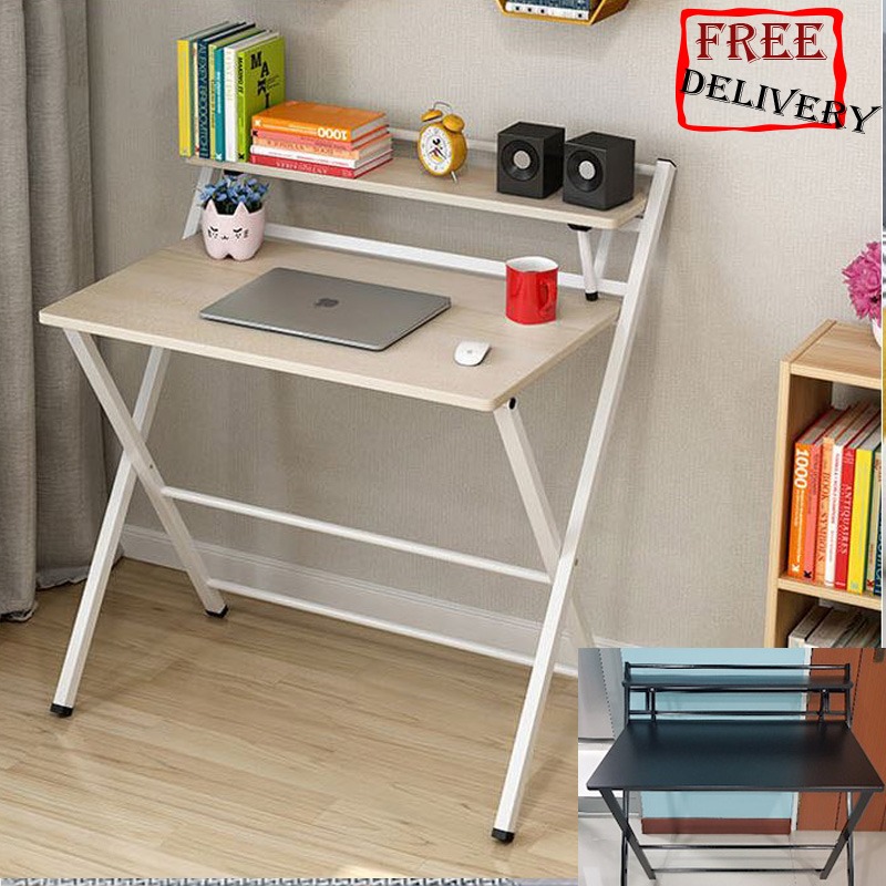 Study Table New 80cm Desk Foldable Desk Computer Table Cash on delivery ...