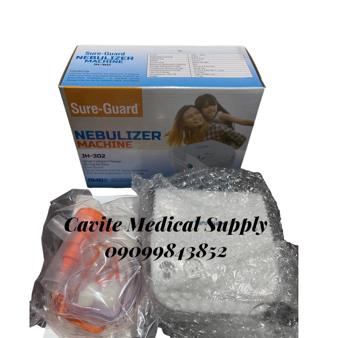 Sureguard Nebulizer For Pedia & Adult JH-302, Health & Nutrition ...