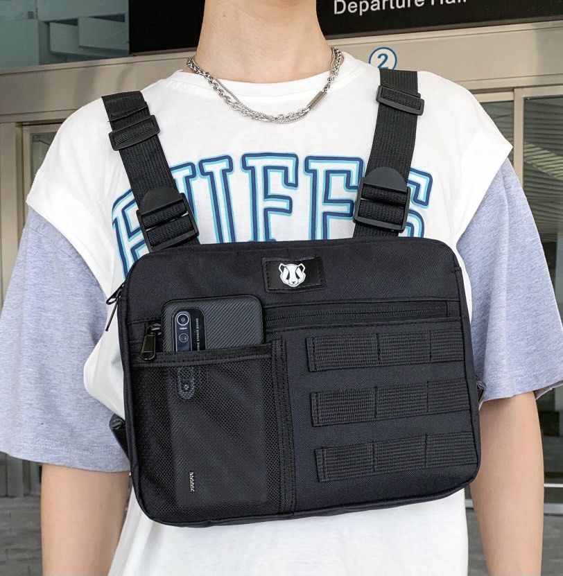 Tactical Chest Bag, Men's Fashion, Bags, Sling Bags on Carousell