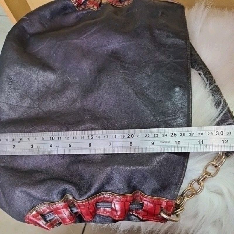 TAS KULIT VINCIS BENCH ORIGINAL, Fesyen Wanita, Tas & Dompet di Carousell