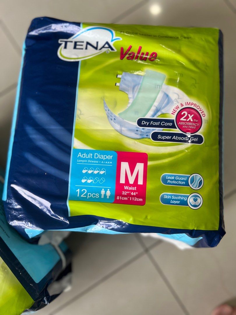 Tena value adult diaper, Beauty & Personal Care, Sanitary Hygiene on ...
