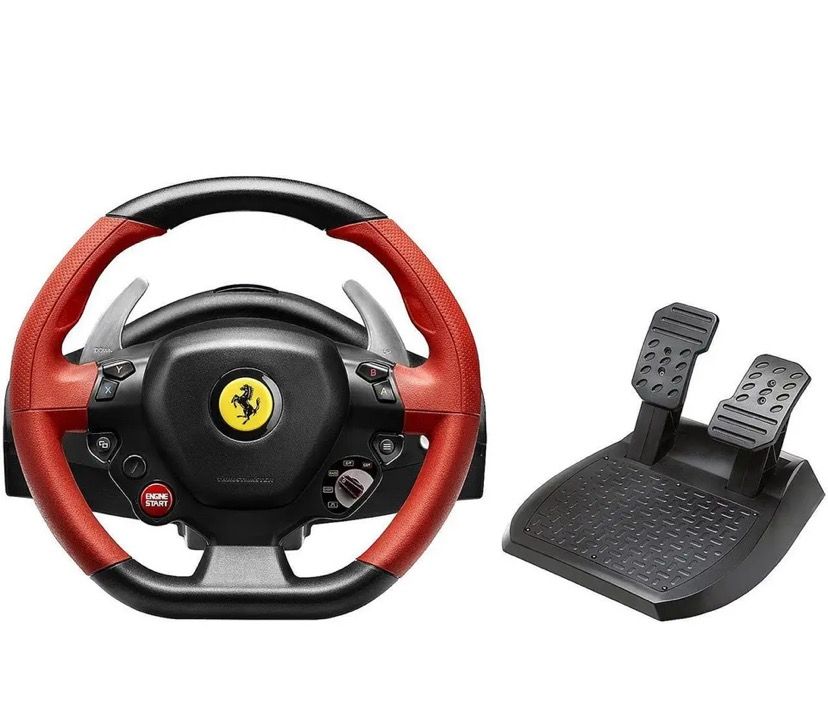 Thrustmaster steering wheel, Video Gaming, Gaming Accessories ...