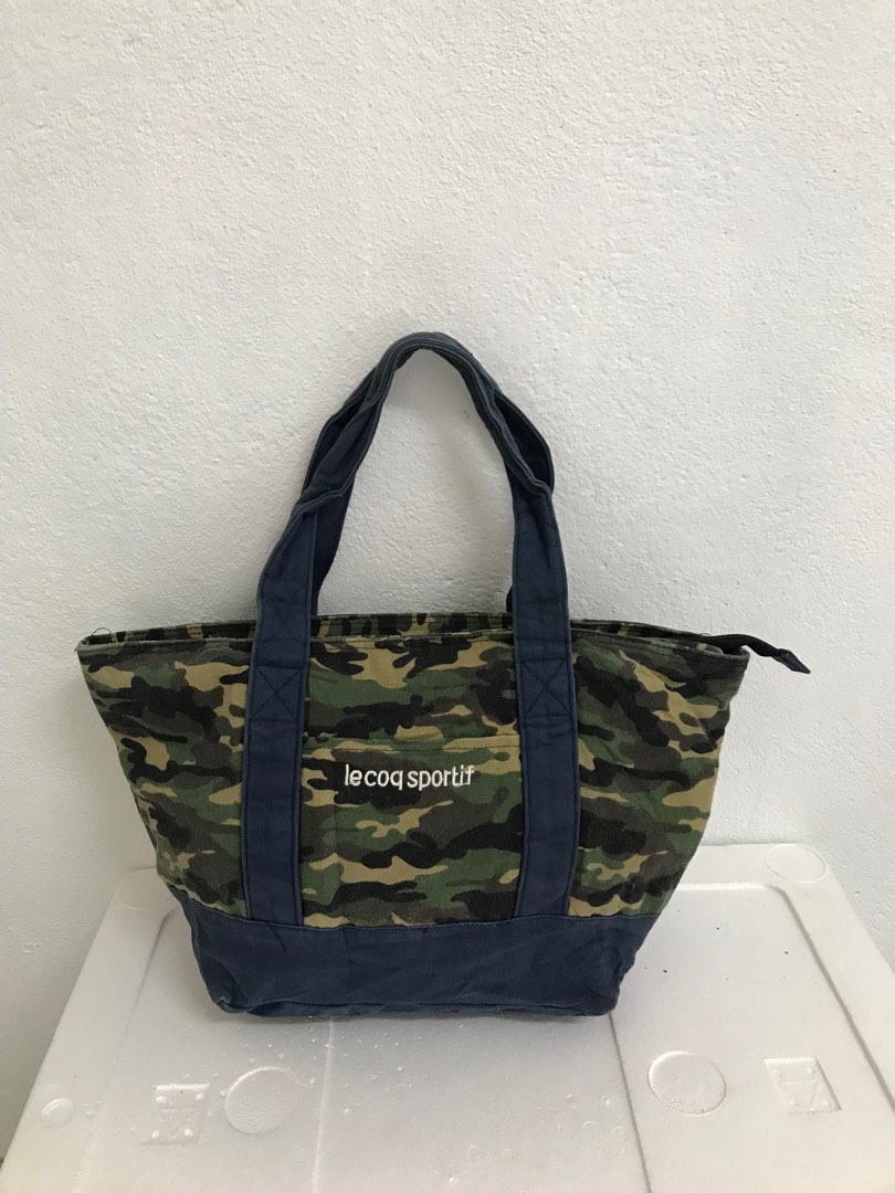 Tote bags Lecoq Sportif Camo, Men's Fashion, Bags, Belt bags, Clutches ...