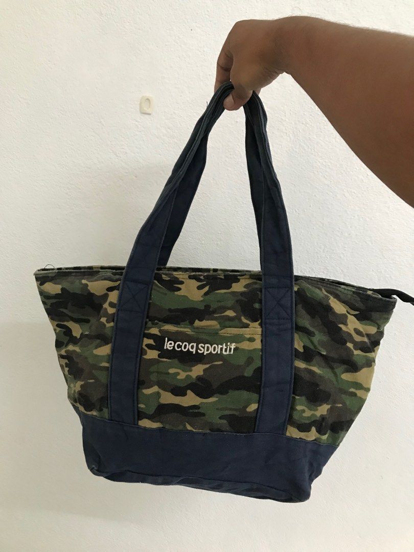Tote bags Lecoq Sportif Camo, Men's Fashion, Bags, Belt bags, Clutches ...