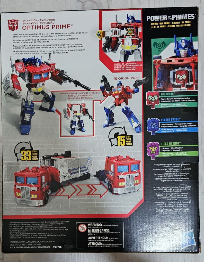 Transformers PoTP OPTIMUS PRIME rodimus prime, Hobbies & Toys, Toys ...