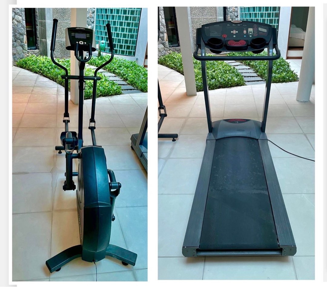 Treadmill and cross trainer, Sports Equipment, Exercise & Fitness ...