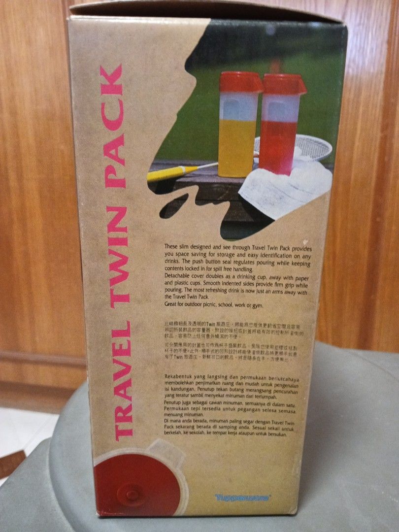 Tupperware Travel Twin Pack - Water Jugs, Furniture & Home Living ...