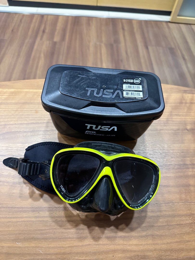 Tusa Freedom One Pro diving mask, Sports Equipment, Sports & Games ...