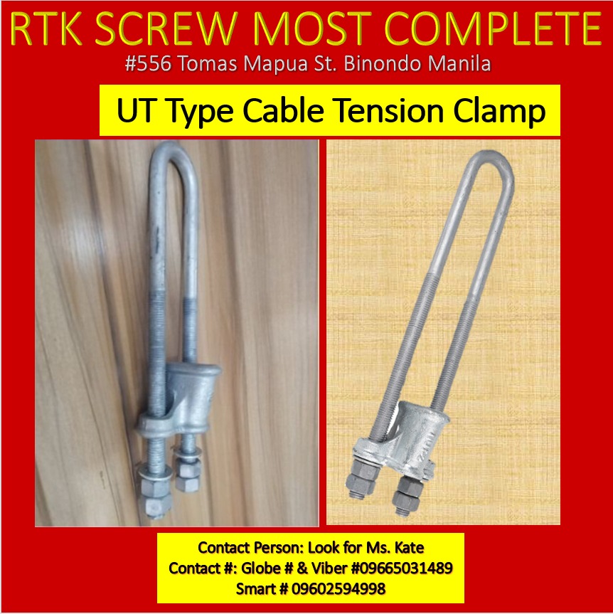 UT Type Cable Tension Clamp, Commercial & Industrial, Construction Tools & Equipment on Carousell