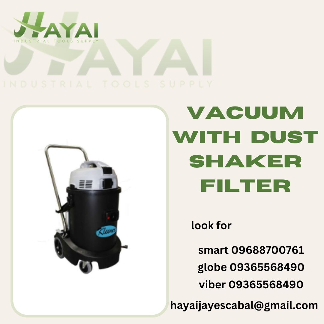 VACCUM WITH AUTO-CONCRETE DUST SHAKER FILTER, Commercial & Industrial ...