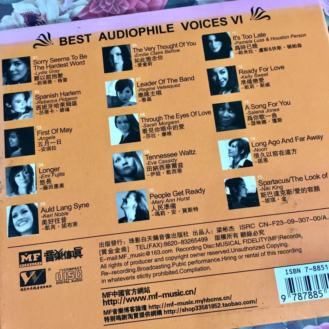 Various Artists CD: Best Audiophile Voices VI, Hobbies & Toys, Music ...
