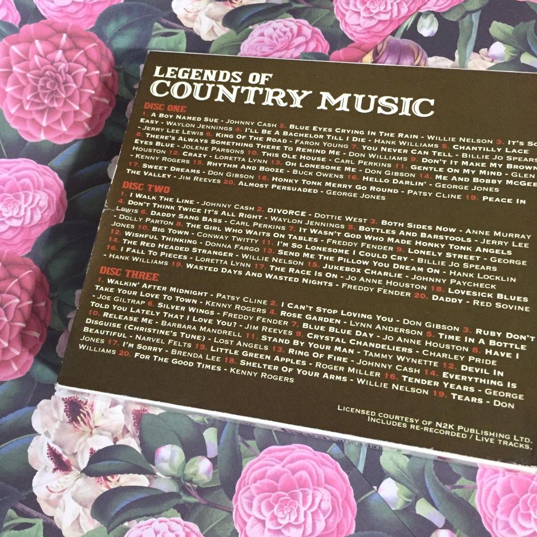 Various Artists CD: Legends of Country Music (3 disc), Hobbies & Toys ...