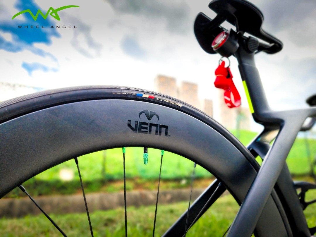 Venn VAR 67 Disc Carbon Wheelset - AI Derived Aero Design Rims . Onyx Vesper Hub, Sports ...