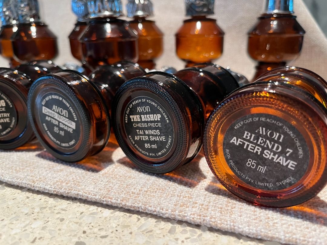 Vintage avon perfum colonge bottles chess pieces, Hobbies & Toys ...