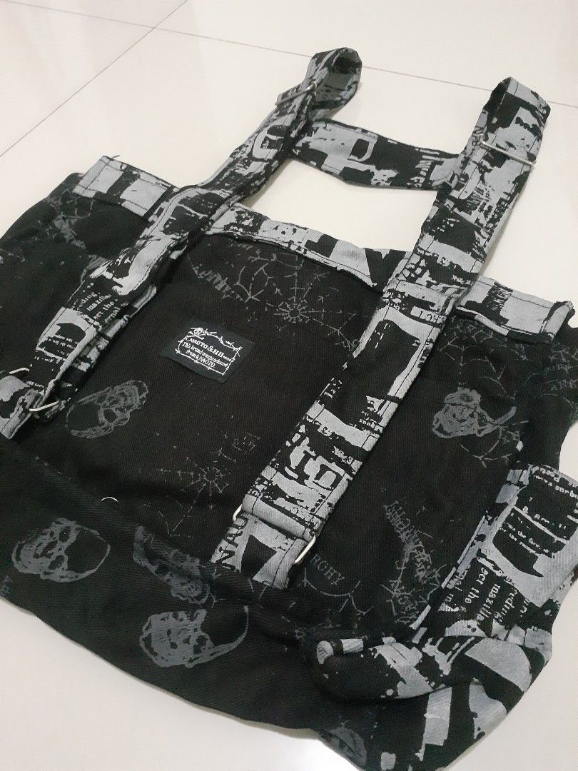 Vintage H.Naoto Anarchy Gothic & Punk Backpack, Women's Fashion, Bags ...