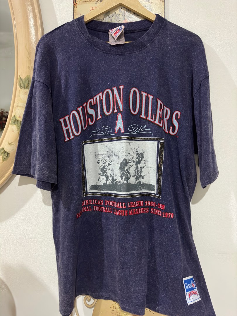 Vintage Houston Oilers, Men's Fashion, Tops & Sets, Tshirts & Polo ...