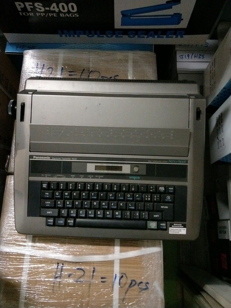 Vintage Panasonic Typewriter, Computers & Tech, Office & Business ...