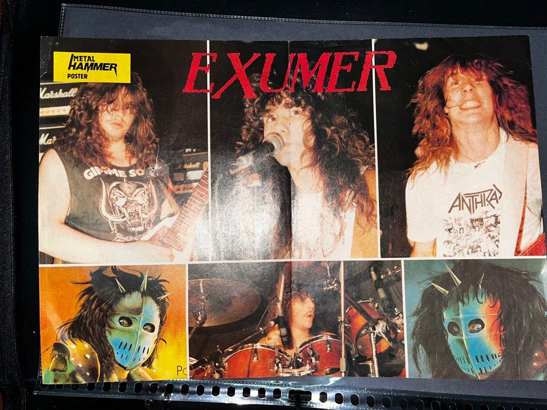 Vintage Poster Band Abhorer,Dashown,Exumer, Furniture & Home Living ...