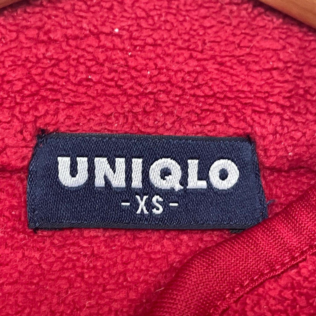 Vintage Uniqlo Red Fleece, Women's Fashion, Coats, Jackets and ...