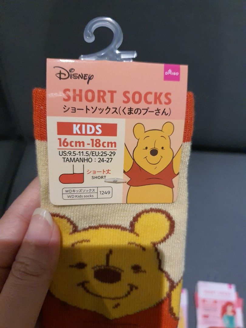 Winnie pooh princess ariel n rapunzel Socks, Babies & Kids, Babies ...