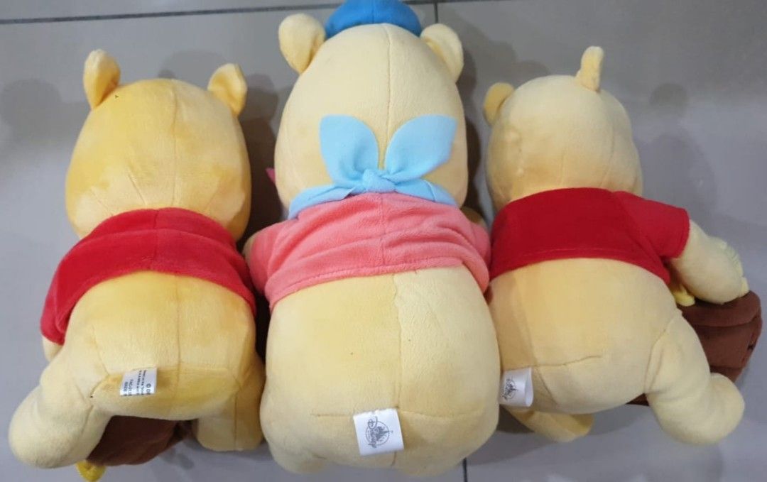 Winnie the Pooh 4pc plush combo, Hobbies & Toys, Toys & Games on Carousell