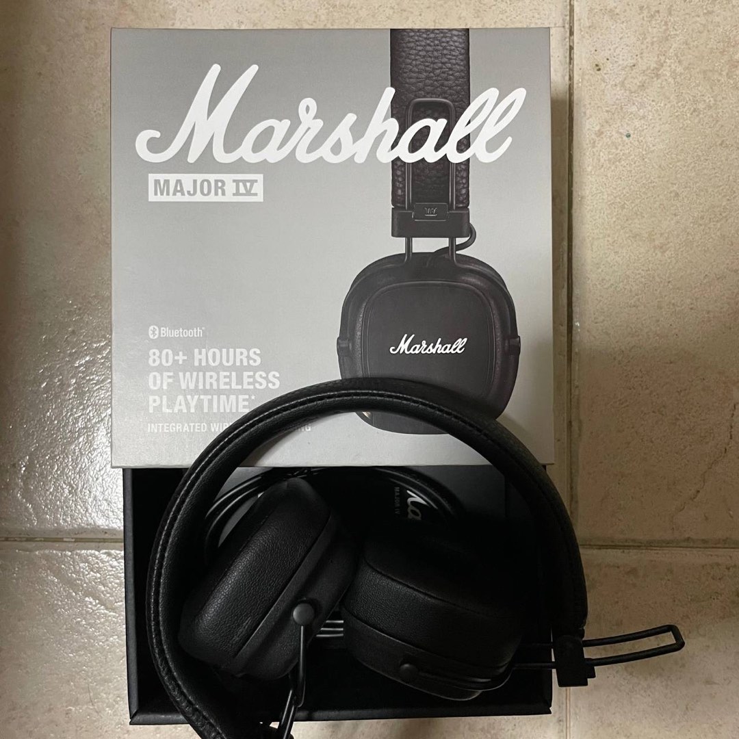 WTS pre-loved marshall major IV headphone, Audio, Headphones & Headsets ...