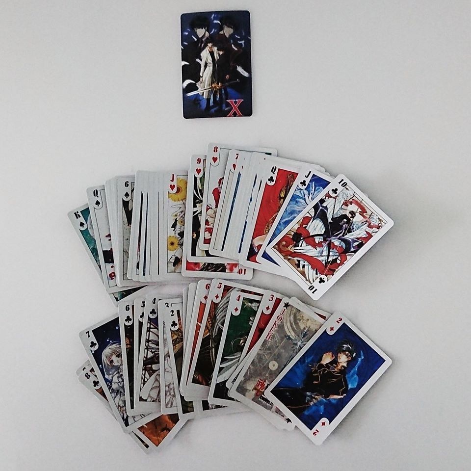 X/1999 by Clamp Illustrated Playing Cards - Kamui, Fuuma , Seishirou ...