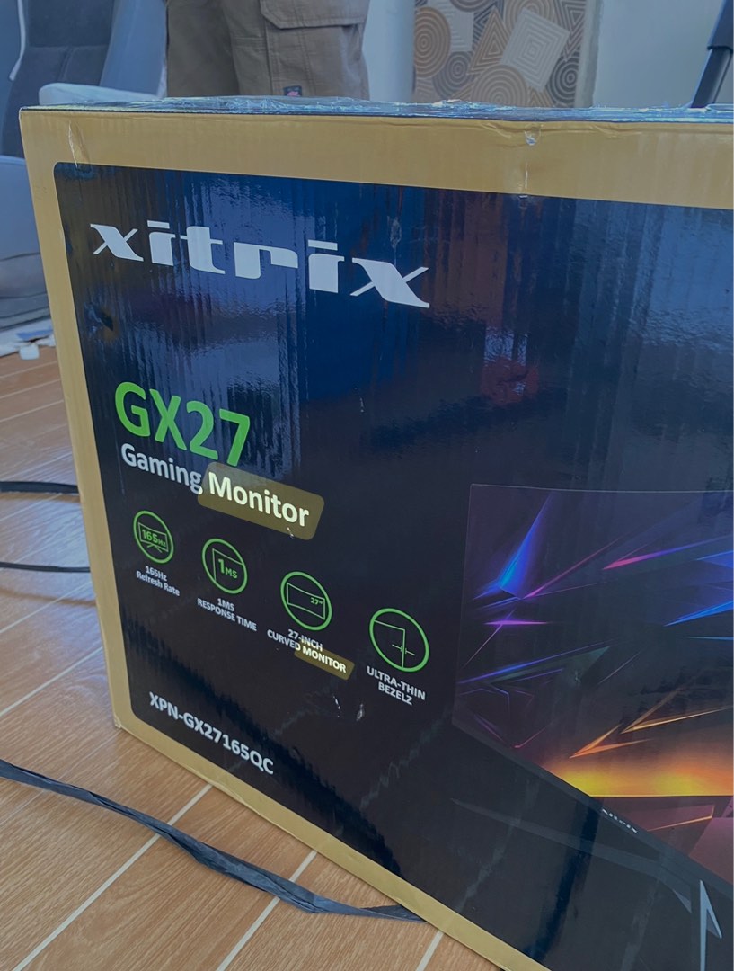 Xitrix GX27 Gaming Monitor 27" 165hz, Computers & Tech, Parts ...