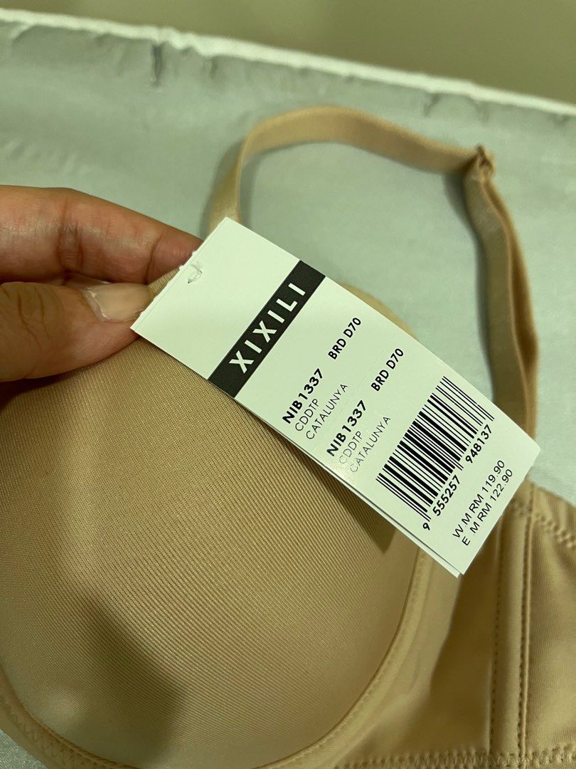 Xixili catalunya basic t-shirt bra 3/4 cup, Women's Fashion, New ...