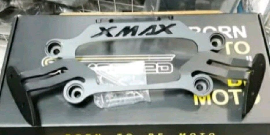 Xmax v1 mirror relocation bracket, Motorcycles, Motorcycle Accessories ...