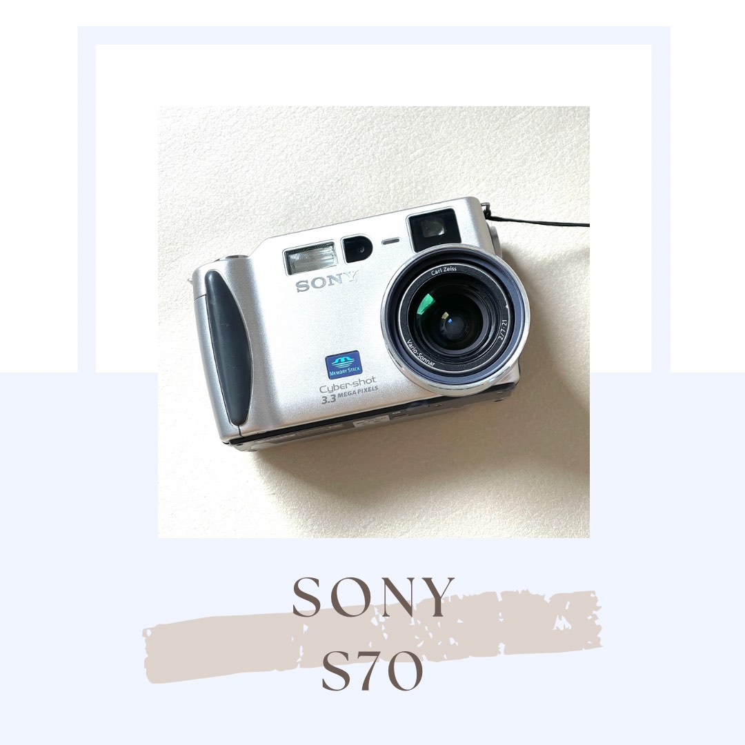 【日系懷舊Y2K】 Sony CyberShot S70 CCD相機, 興趣及遊戲, 旅行, 旅遊 - 旅行必需品及用品 - Carousell