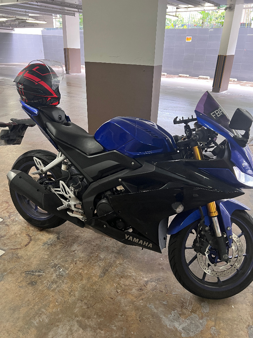 Yamaha R15 V3 COE until July 29 with COI, Motorcycles, Motorcycles for Sale, Class 2B on Carousell