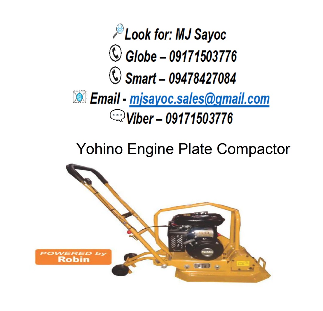 Yohino Engine Plate Compactor on Carousell