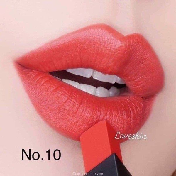 YSL Rouge Pur Couture The Slim Leather-Matte Lipstick 10 Corail ...