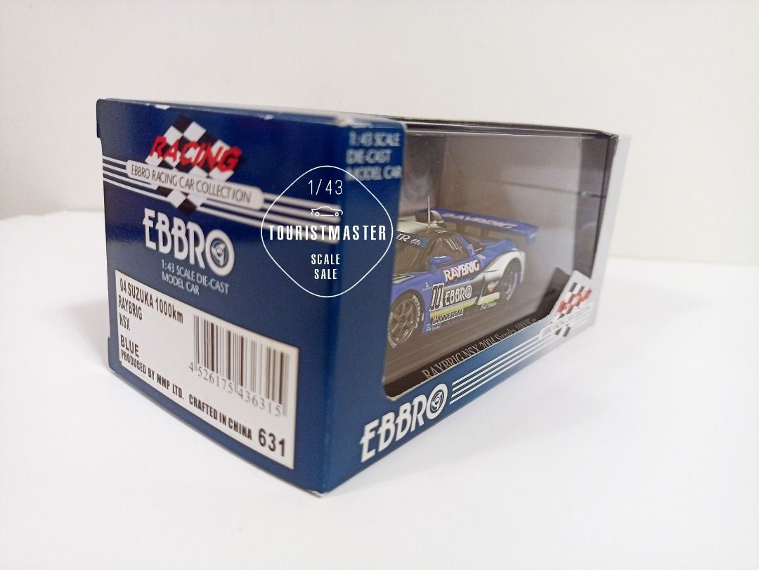 1/43 Ebbro Raybrig Honda NSX #100 JGTC Super GT500 Suzuka 1000km 2004 ...