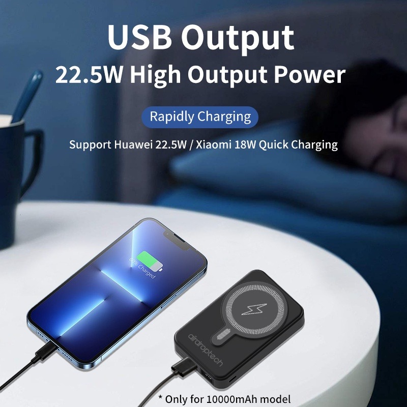 20W Powerbank With Stand 10000mAh Magnetic Wireless Fast Charging Power ...