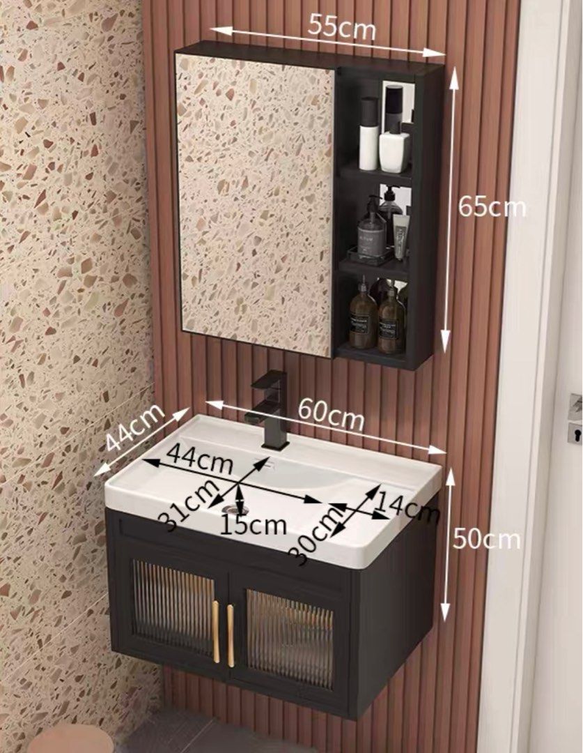 35-40cm Width Bathroom Vanity Set, Furniture & Home Living, Bathroom ...