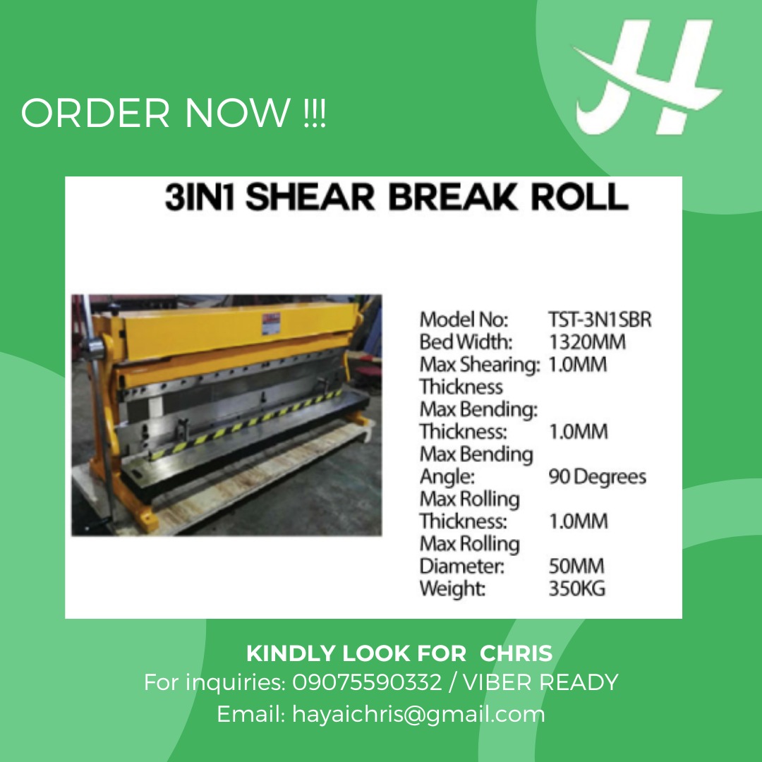 3in1 Shear break roll, Commercial & Industrial, Industrial Equipment on ...