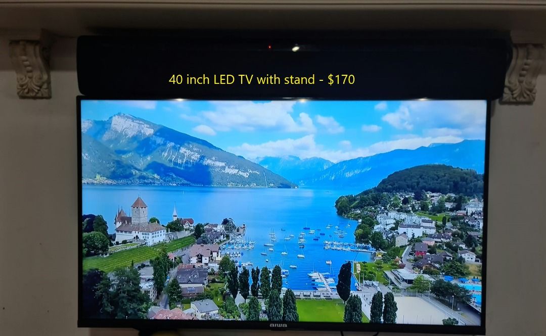 40 inch LED TV with stand and wall mount, TV & Home Appliances, TV ...