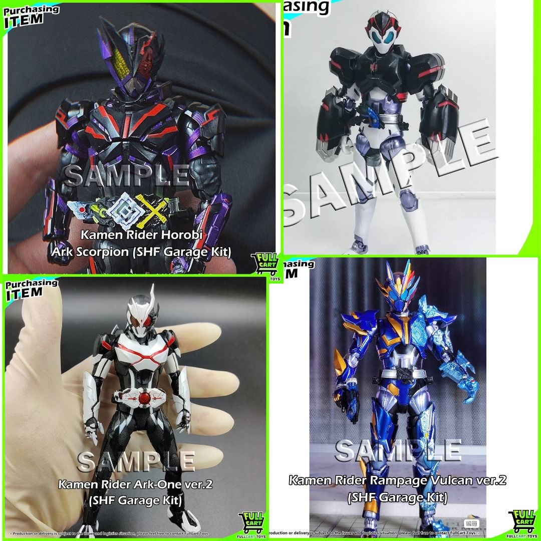 全新現貨 幪面超人 ZERO-ONE系列 SHF 改件 白件 改造 DIY套件 KAMEN RIDER Vulcan Rampge 狂暴 野狼 ...