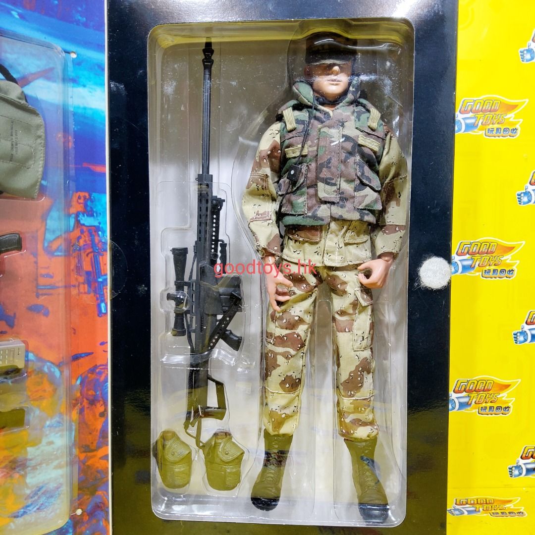 中古已開封 DARGON 威龍 1/6 12吋 ACTION FIGURE 美軍 ( SPECIAL FORCES SNIPER, GULF ...